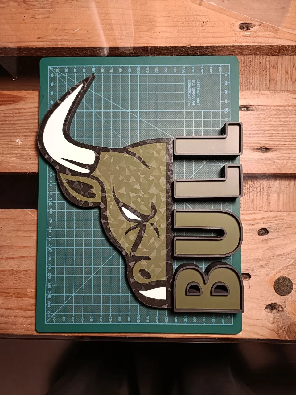 Bull Decorative Sign by rky.91 - MakerWorld