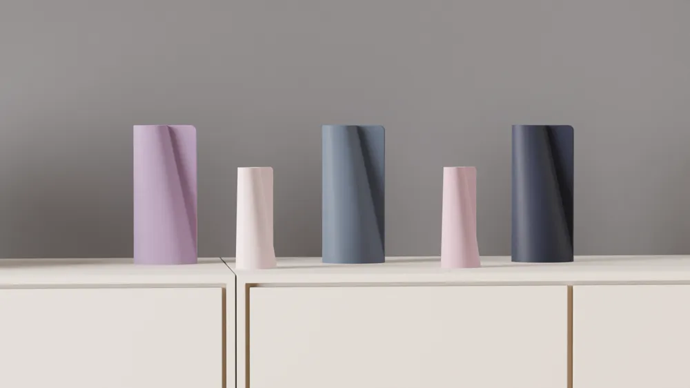 Modern Minimalist Vase. Elegant Decorative Vase by Abstractia Design ...