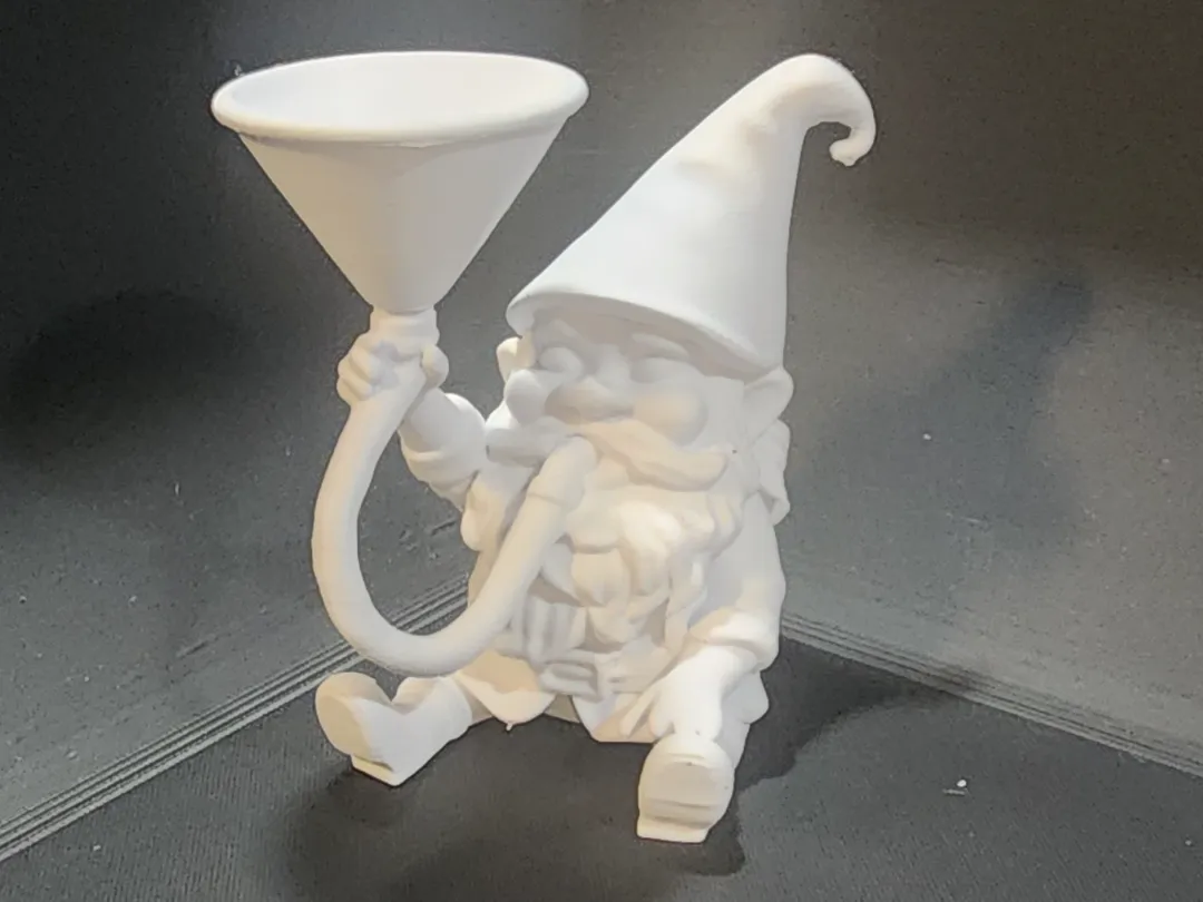 Garden Gnome Doing a Beer Bong - Free 3D Print Model - MakerWorld