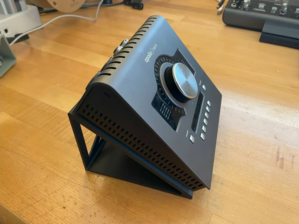Angled Universal Audio Apollo Twin Stand Remixed by user_2179413501 ...