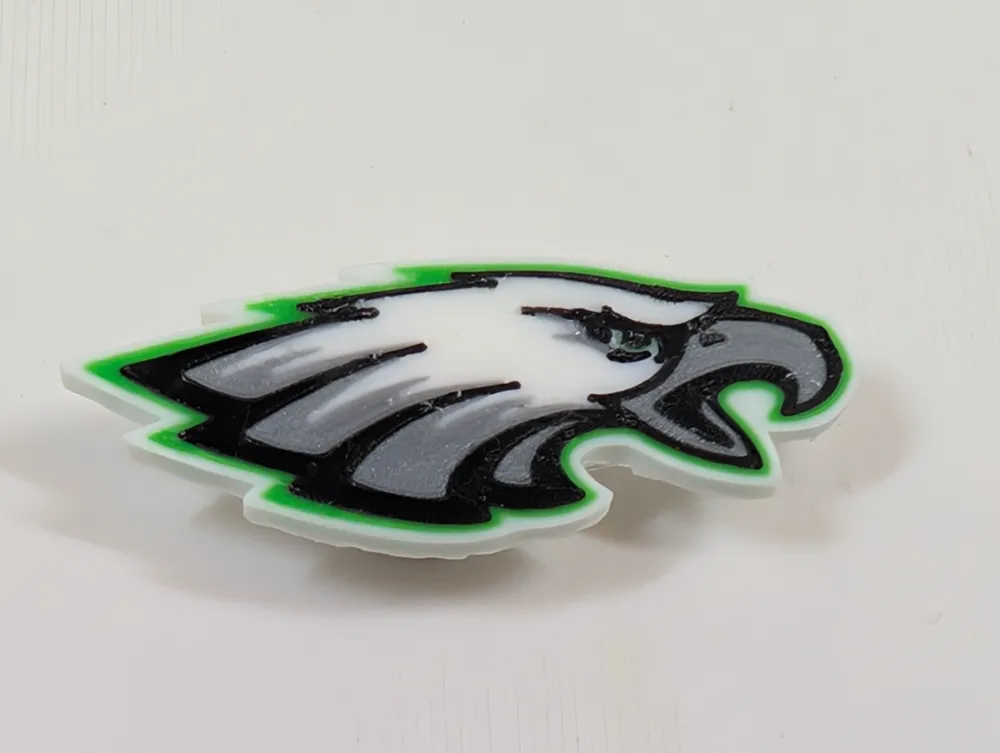 Philadelphia Eagles Croc Shoe Charm (Jibbitz) - Free 3D Print Model ...
