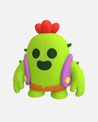 Spike Brawl Stars - Free 3D Print Model - MakerWorld
