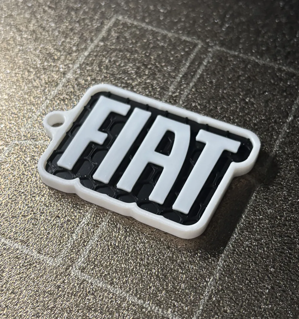Fiat Keychain by Krystian3D MakerWorld: Download Free 3D Models