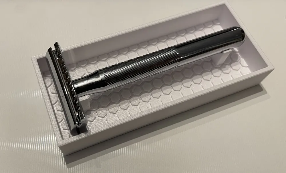 King C. Gillette - Safety Razor Rest - Free 3D Print Model - MakerWorld