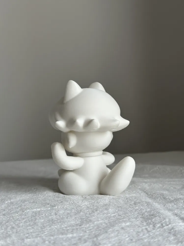 POPMART DIMOO Lucky Cat - Free 3D Print Model - MakerWorld