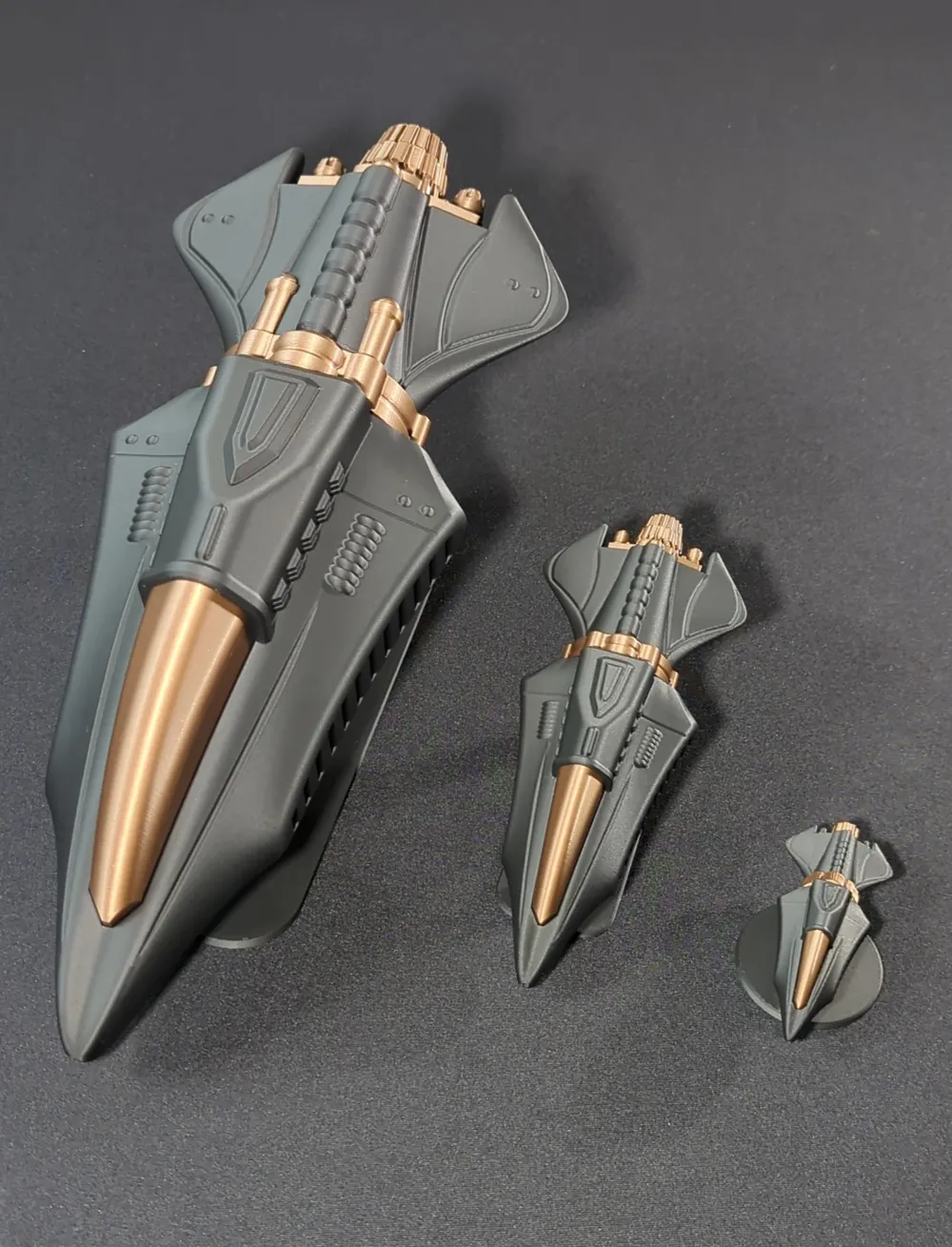Shadow Arrow - Spaceship Model Kit (3 Sizes) - Free 3D Print Model ...