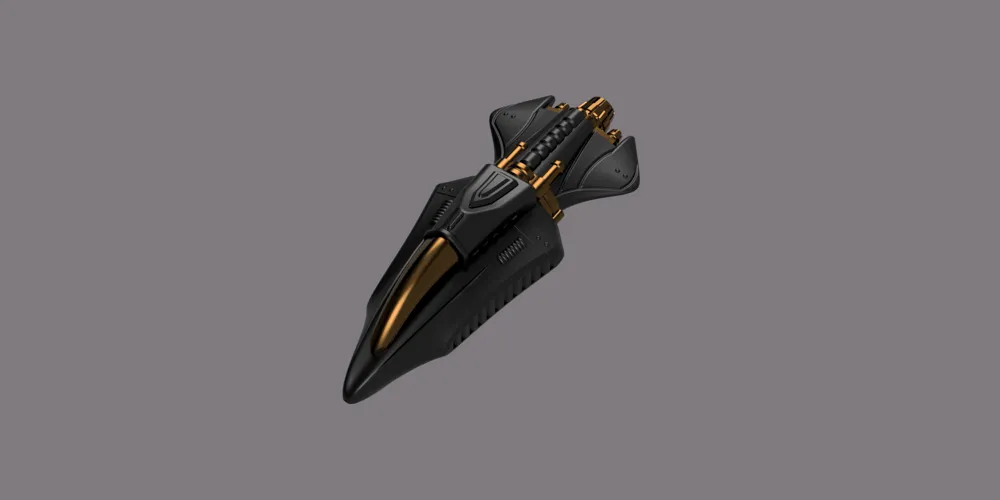 Shadow Arrow - Spaceship Model Kit (3 Sizes) - Free 3D Print Model ...