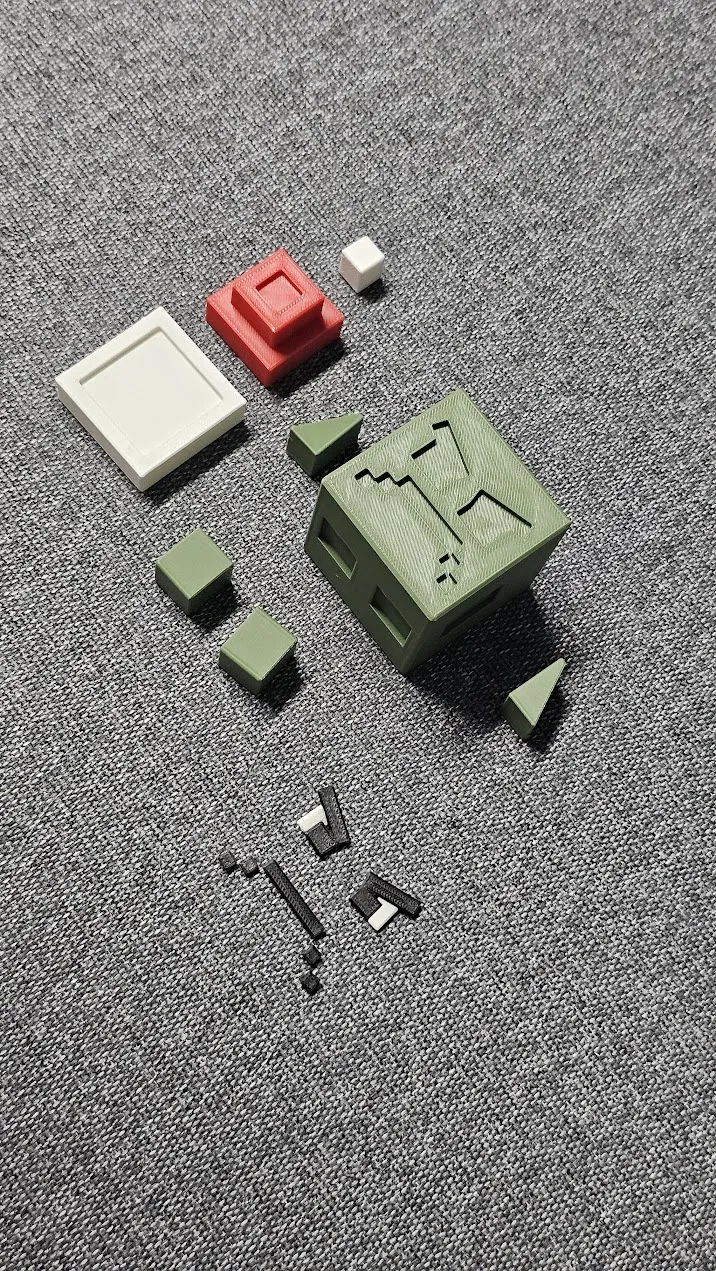 Minecraft Style Grinch multi-part (No AMS) by Sergej Dimmel MakerWorld ...