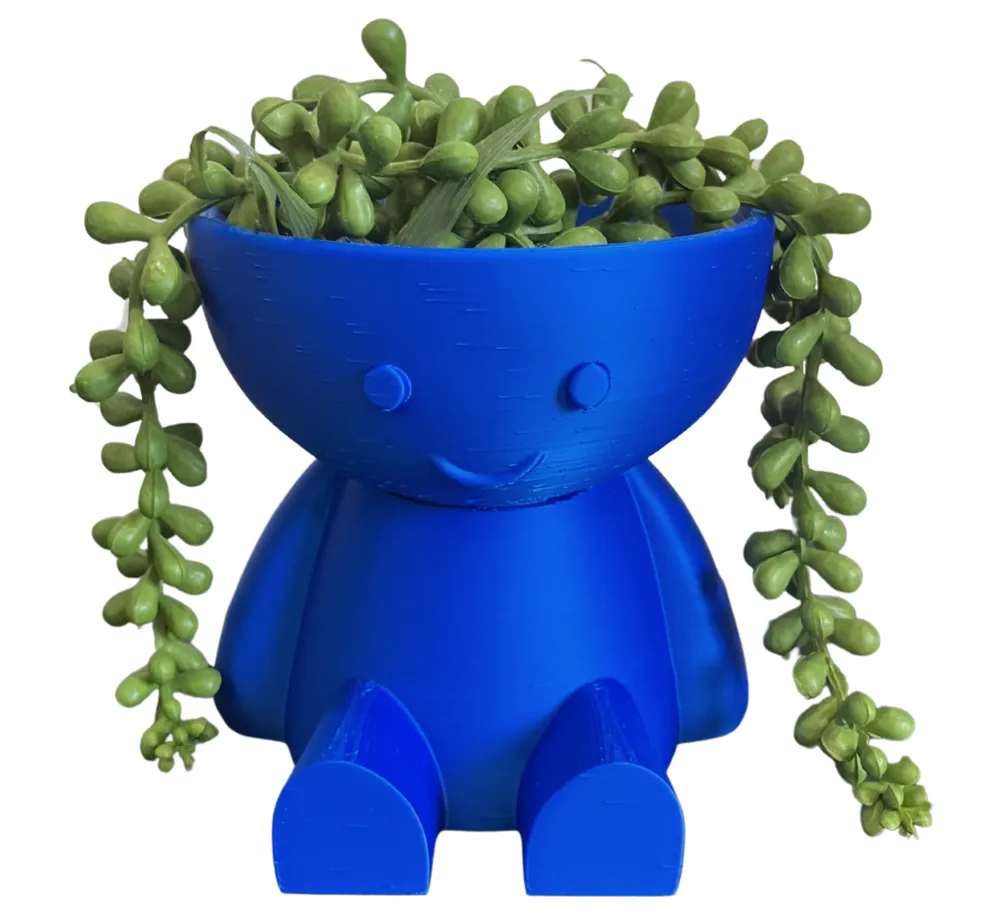 Happy Face Planter Vase by A*i*m*e*e* MakerWorld: Download Free 3D Models