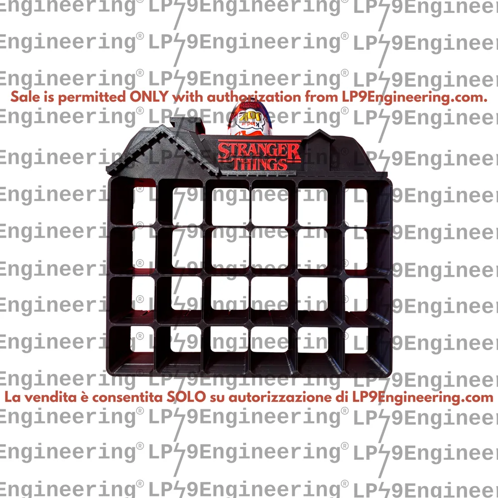 Stranger Things Kinder Joy Display - Vecna's House - Free 3D Print ...