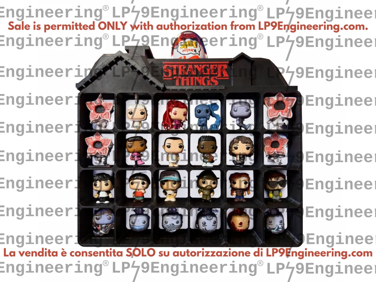 Stranger Things Kinder Joy Display - Vecna's House - Free 3D Print ...