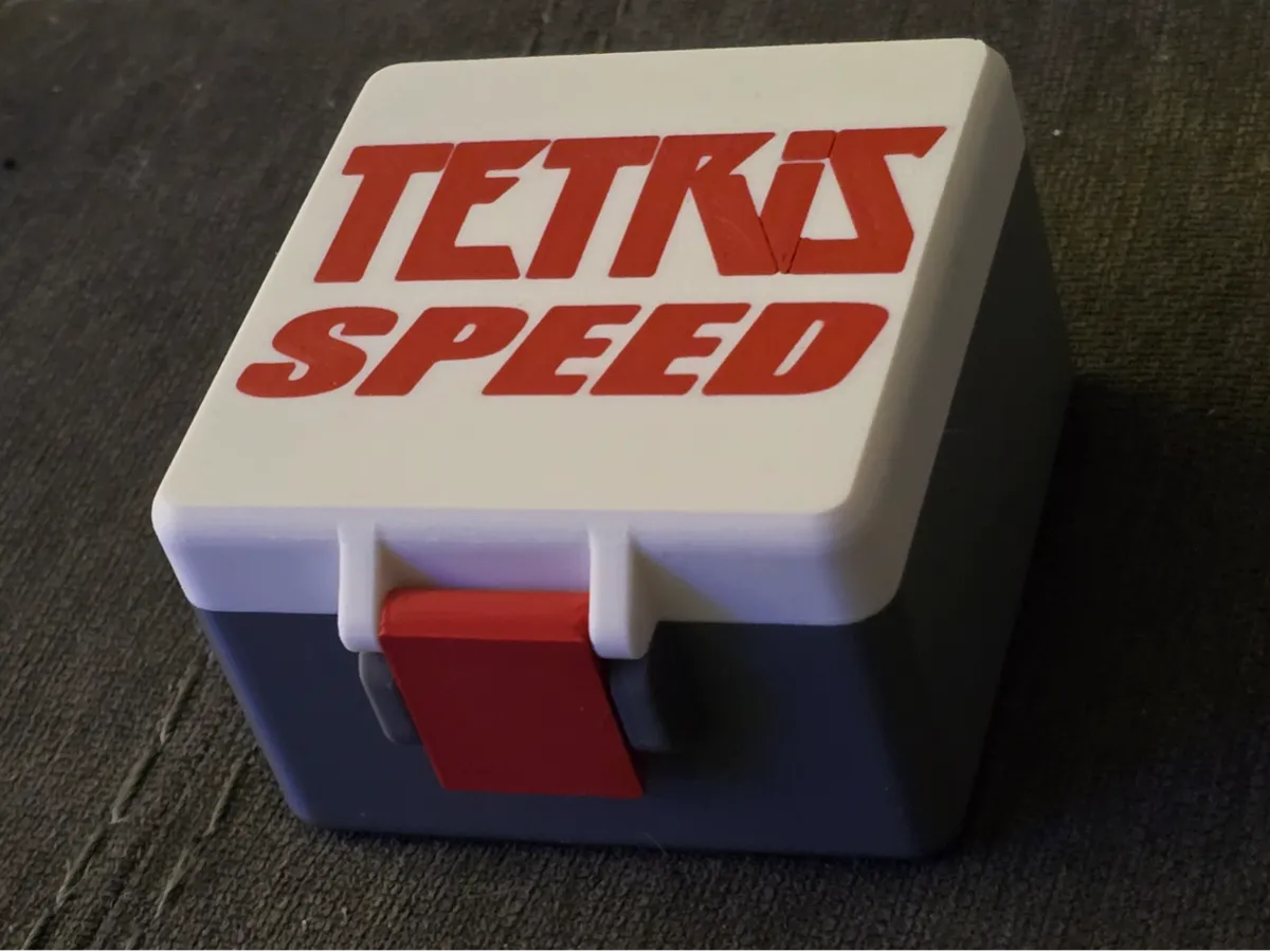 Tetris Speed - Snap Box Storage Case - Free 3D Print Model - MakerWorld