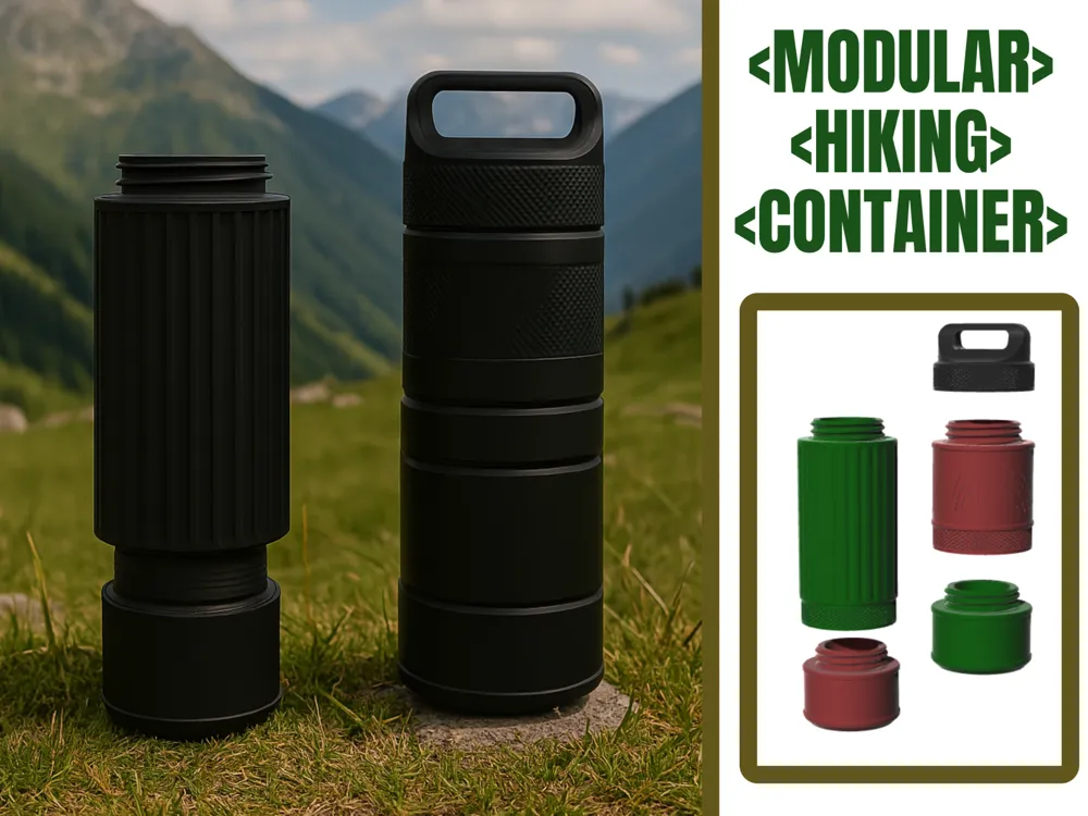 Modular Hiking Container – Customizable Storage by Fatto3D - MakerWorld