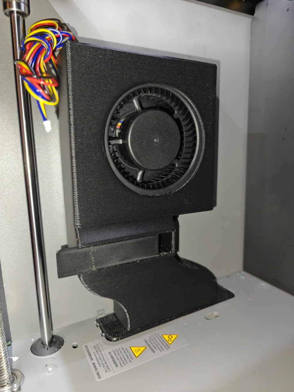 P2S Exhaust Aux Fan with Charcoal Filter - Free 3D Print Model - MakerWorld