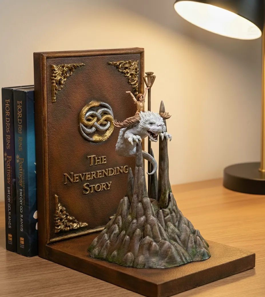 BOOK NOOK - The Neverending Story - Free 3D Print Model - MakerWorld