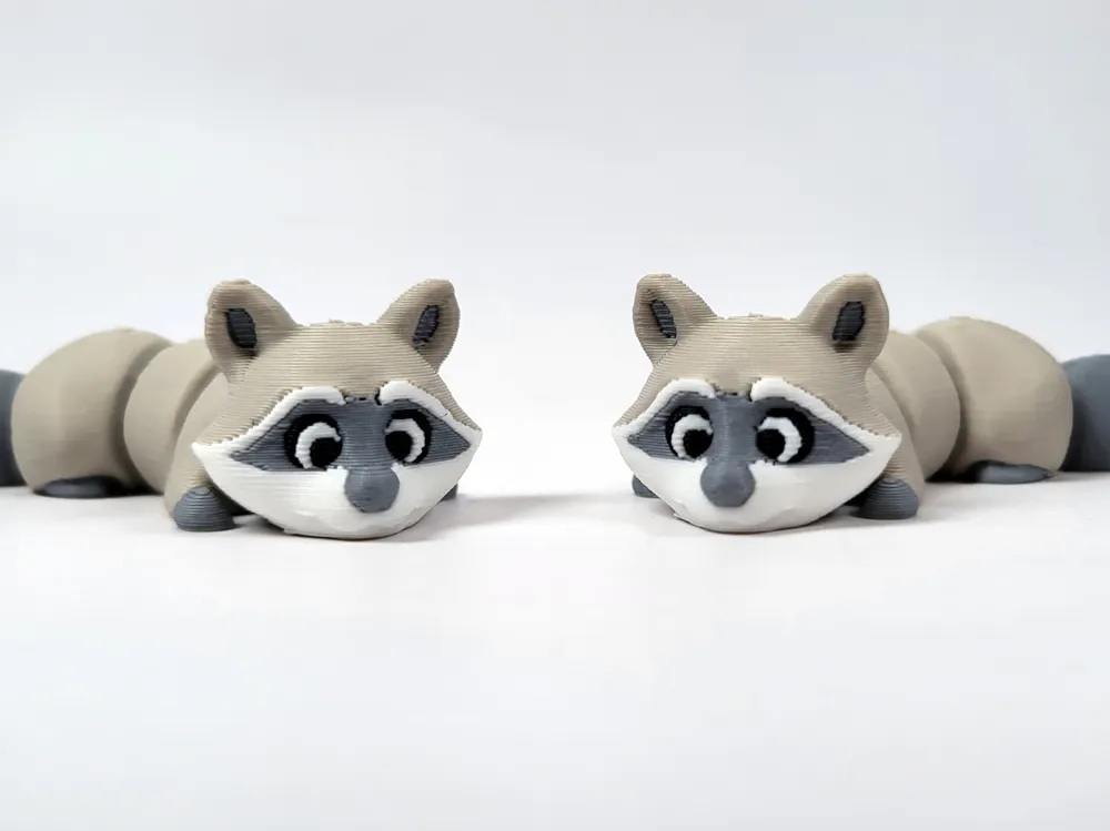 Articulated Raccoon - Strong Joints by Art Design. 3D MakerWorld ...