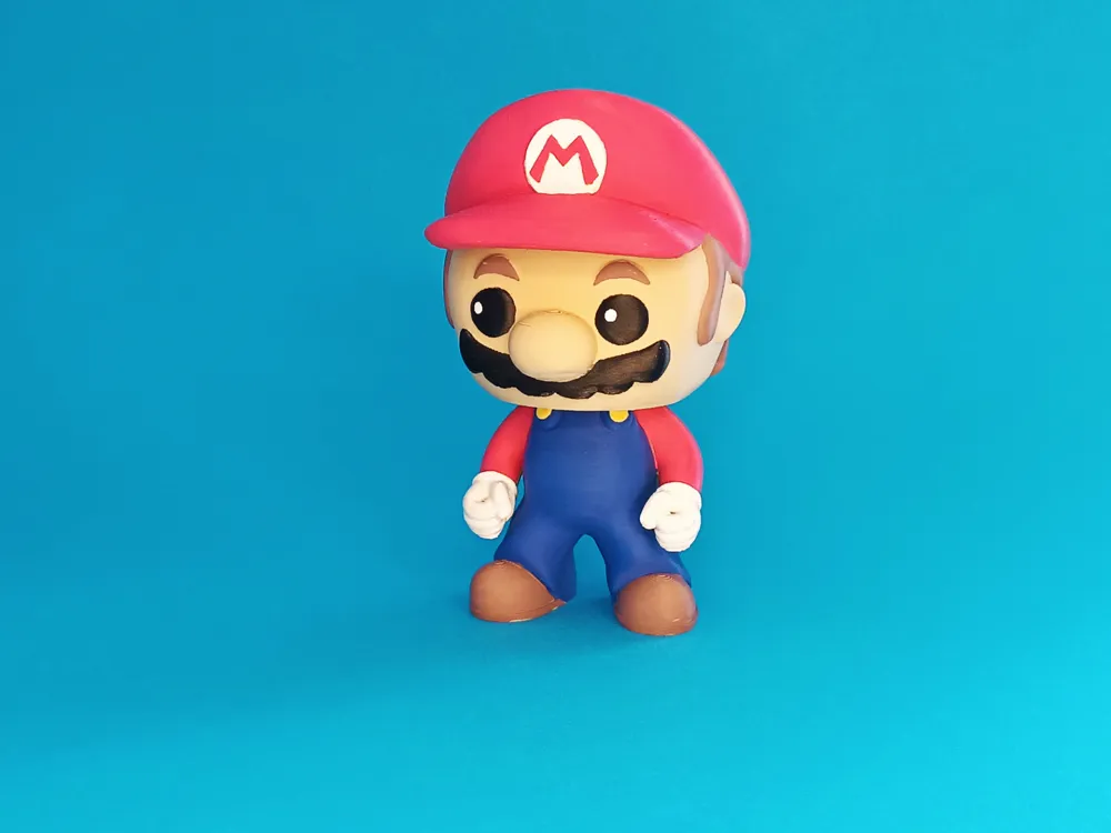 Super Mario 3D Funko Pop! Style Figure by Valeria Momo & Mattia ...