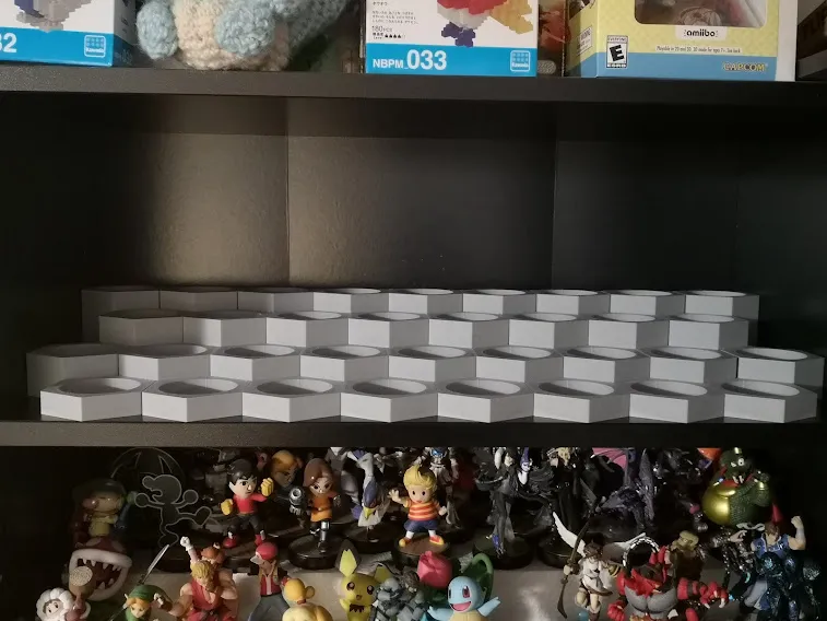amiibo Hex Figure Base by germandarknes - MakerWorld