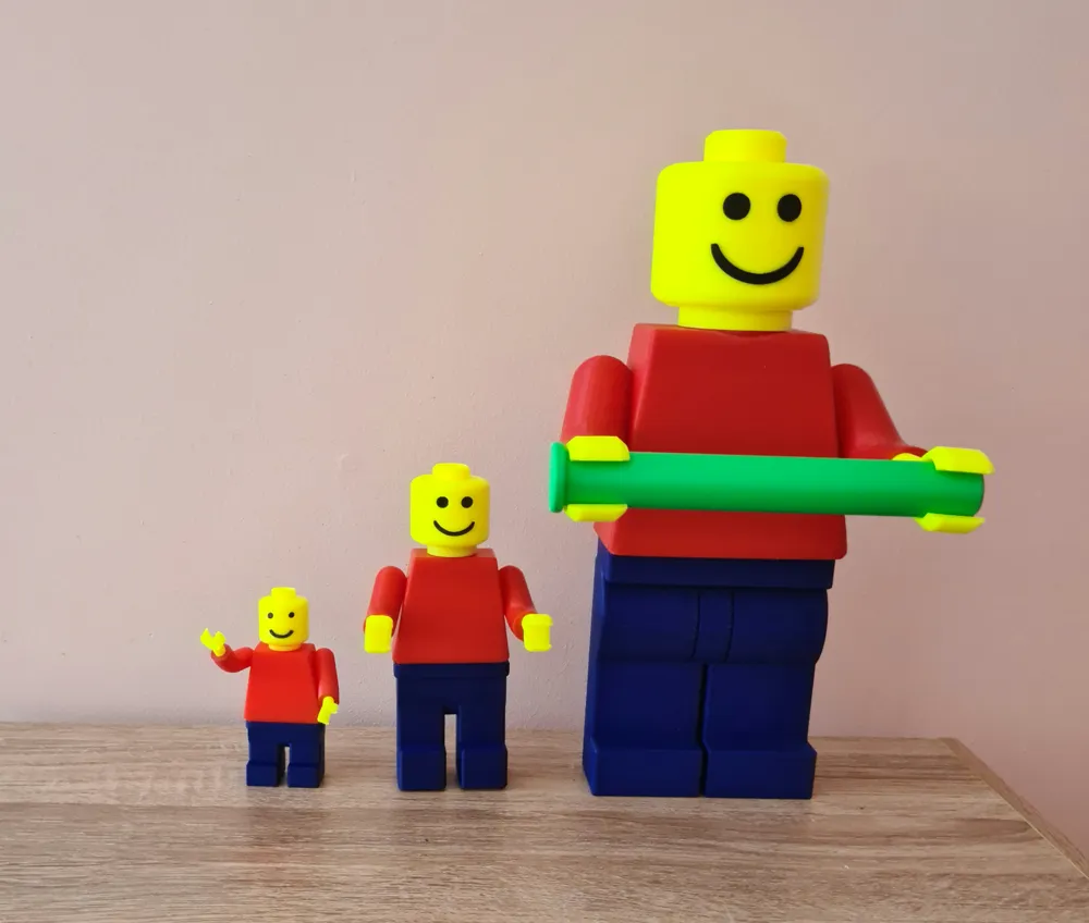 Brick Man - Free 3D Print Model - MakerWorld