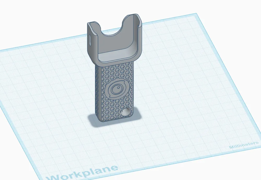 Insta360 GPS Preview Remote /w Mic Handle - Free 3D Print Model ...