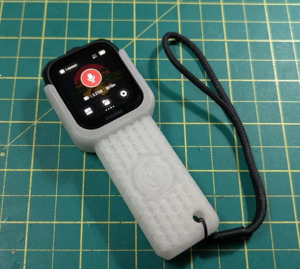 Insta360 GPS Preview Remote /w Mic Handle - Free 3D Print Model ...