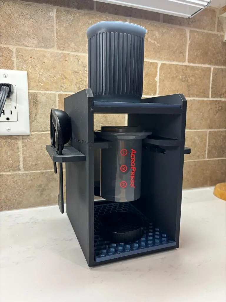 Aeropress Go drying/storage stand Remixed by BartmanEH - MakerWorld