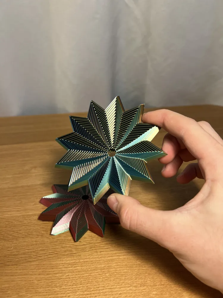 Star Fidget Toy - Free 3D Print Model - MakerWorld