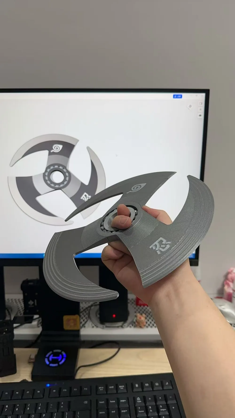 Fuhma Shuriken - Four-Bladed Wind Devil Shuriken by CC MakerWorld ...