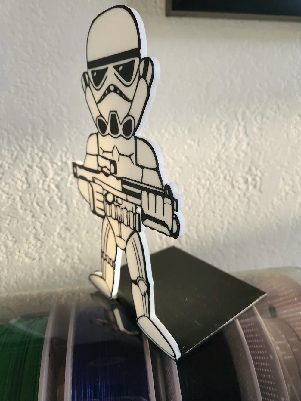 Stormtrooper Bookend by Cosmic Prints - MakerWorld