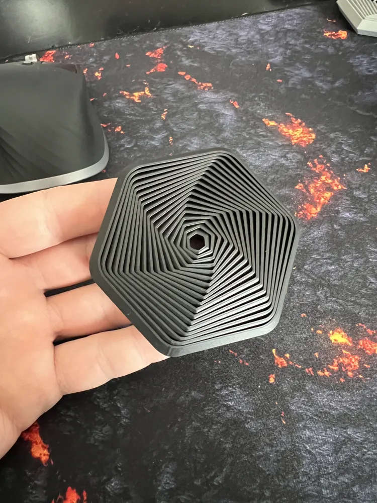 Fidget rounded hexagon - Free 3D Print Model - MakerWorld