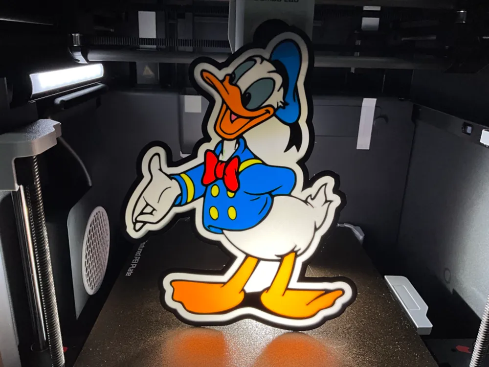 Donald led Lightbox stl dispo by Vitormhs - MakerWorld