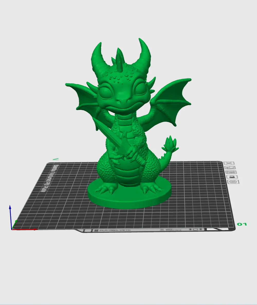 Baby Dragon - Free 3D Print Model - MakerWorld