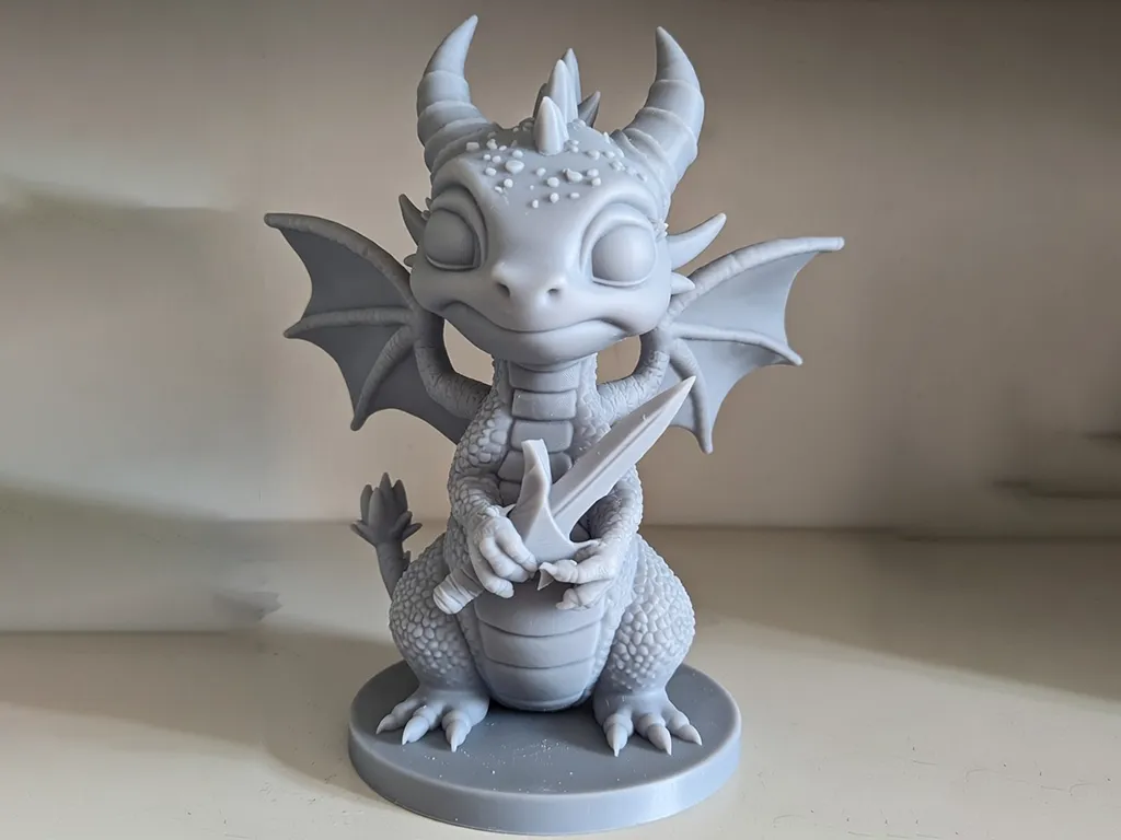 Baby Dragon - Free 3D Print Model - MakerWorld