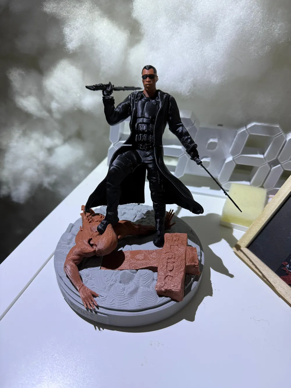 Blade – Daywalker Figure (AMS FanArt) - Free 3D Print Model - MakerWorld