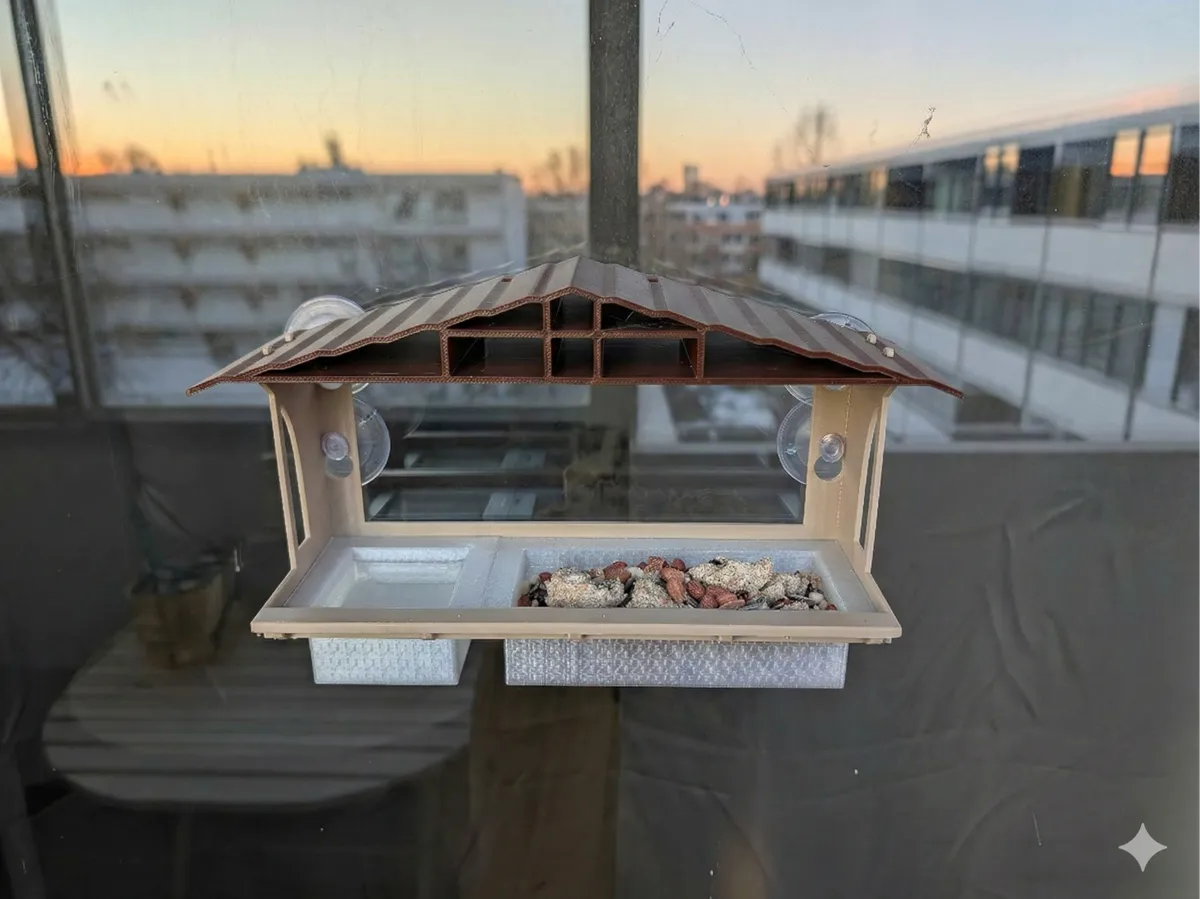 Modular Bird Feeder - Free 3D Print Model - MakerWorld