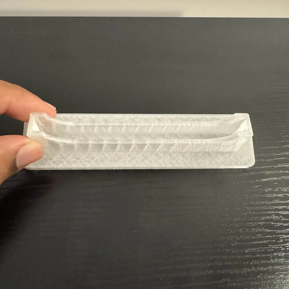 One Touch horizontal card display stand - Free 3D Print Model - MakerWorld