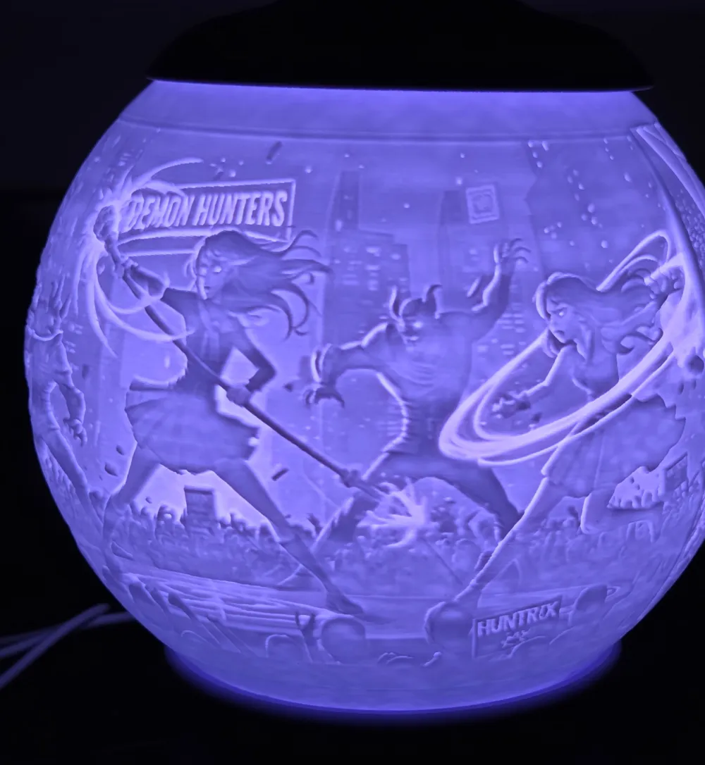 K-Pop Demon Hunter inspired Light Sphere - Free 3D Print Model - MakerWorld