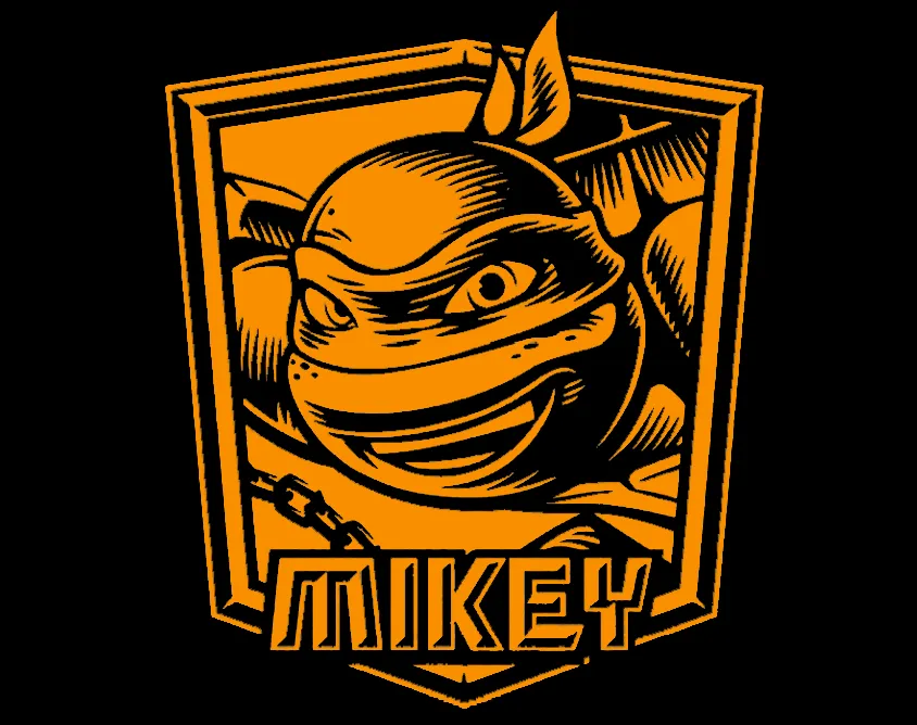 Ninja Turtle / Mikey / Wall Art / 2 color / TMNT by 3D Prints This Week ...