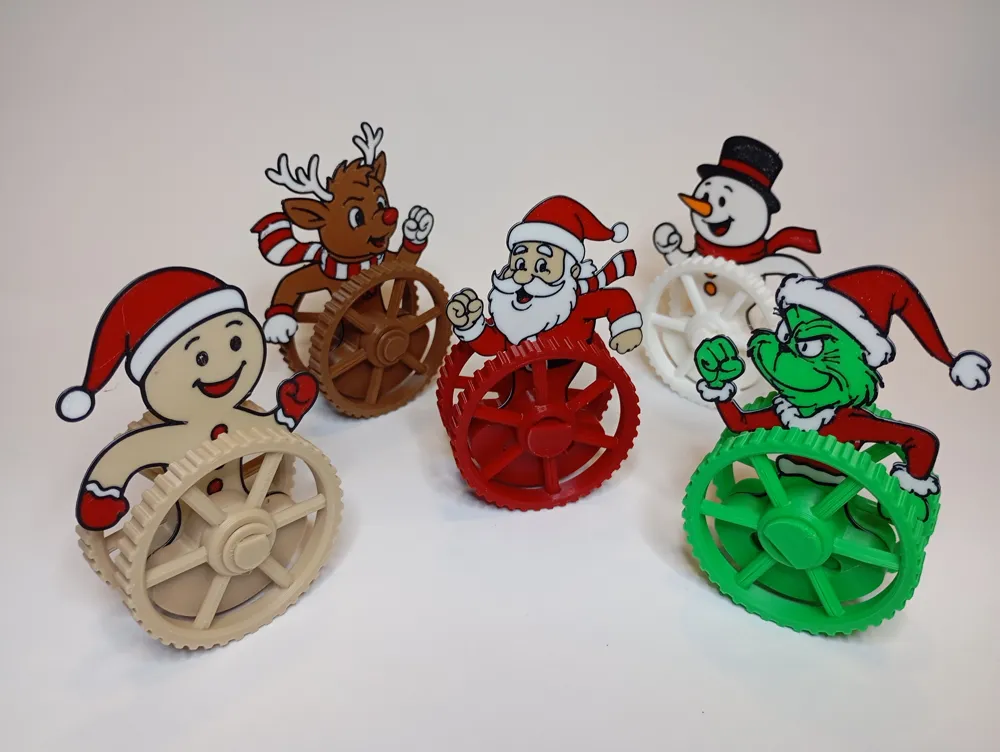 Christmas self balancing toys - Free 3D Print Model - MakerWorld