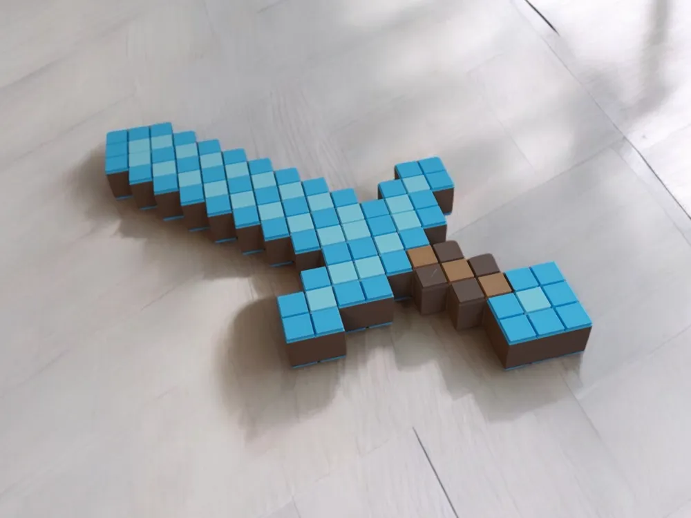 Customizable Minecraft Sword by Creat3DWorks MakerWorld: Download Free ...