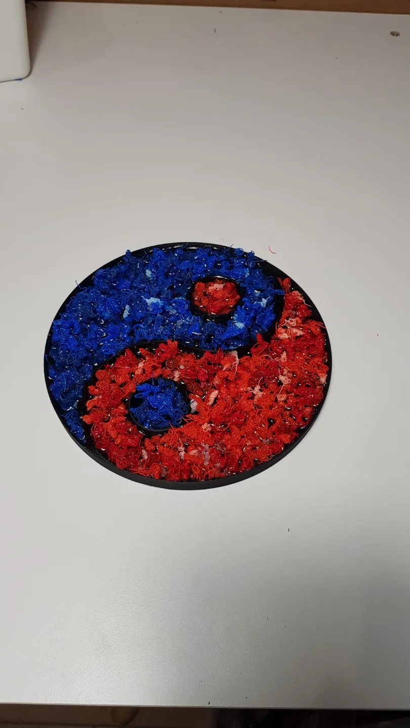 Filament Purge/Poop Ying & Yang by Creativity Lab MakerWorld: Download ...