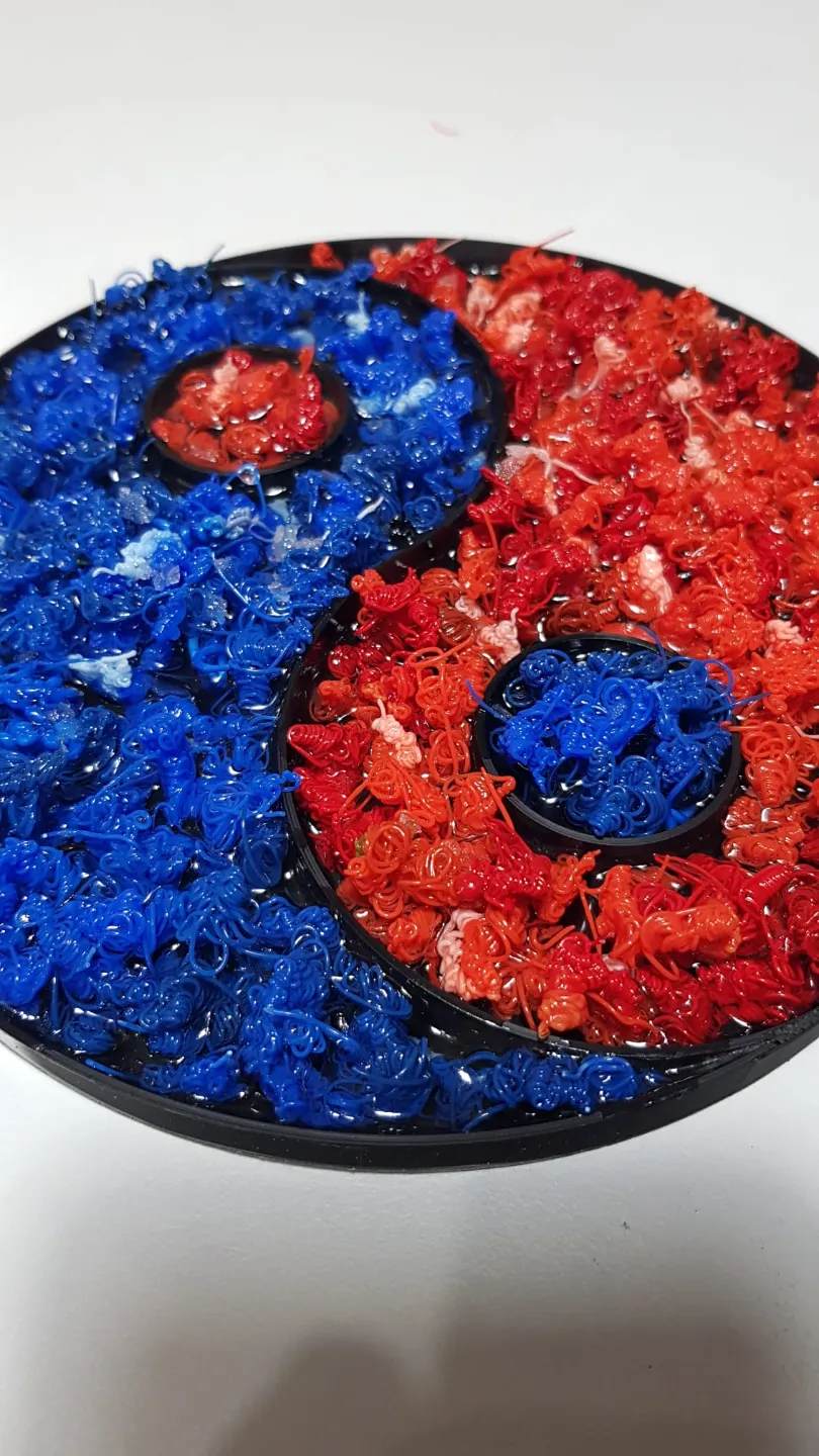 Filament Purge/Poop Ying & Yang by Creativity Lab MakerWorld: Download ...