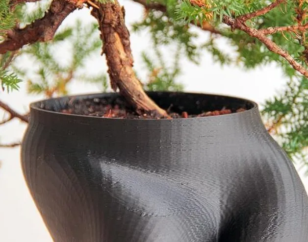 minimalist bonsai vase. abstract. by Orugga_soy - MakerWorld