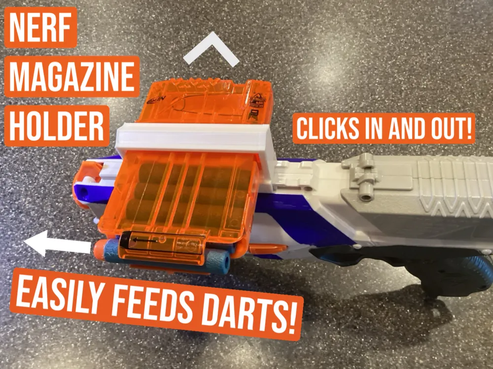 Nerf Magazine Holder by MrBenny556 - MakerWorld
