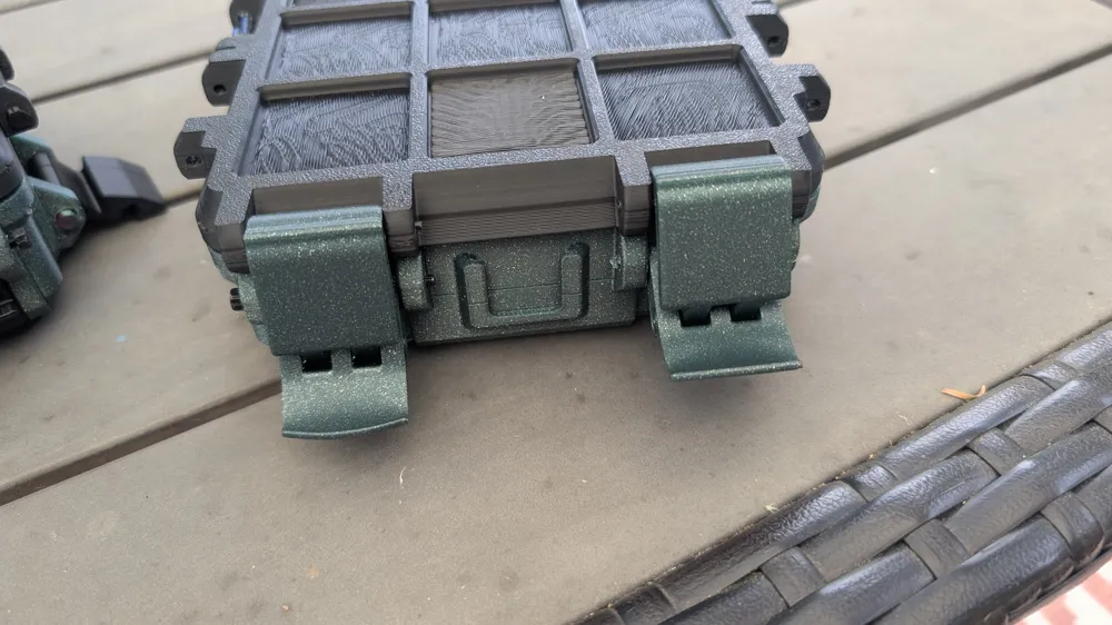 Outin grid infinity rugged box (stackable) by 3D Fusion MakerWorld ...