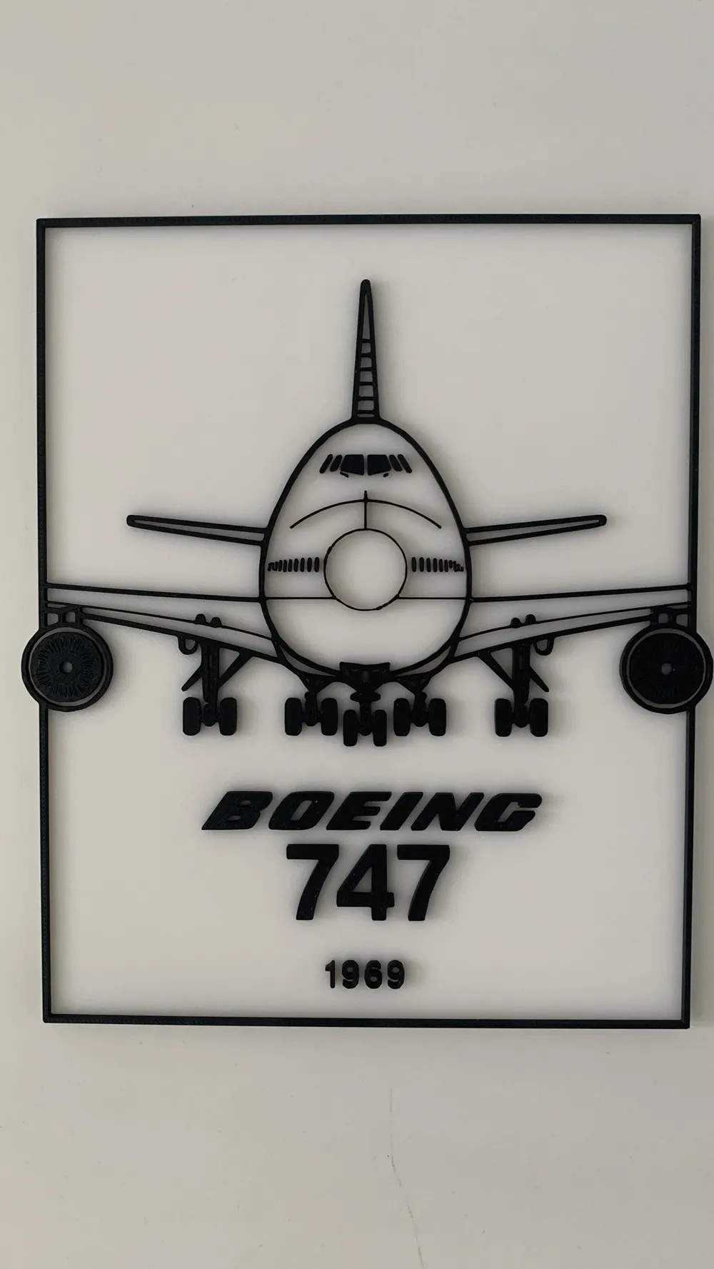 Boeing 747 Poster by Jufu MakerWorld: Download Free 3D Models