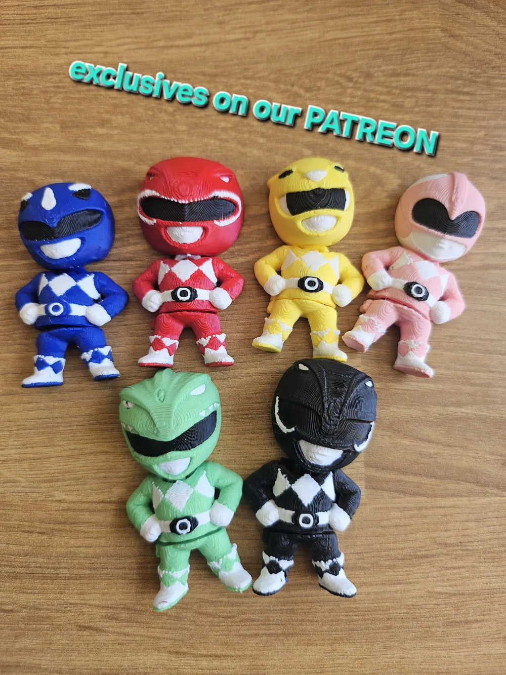 POWER RANGERS green ranger micro hero flexi by MadMonkey3D MakerWorld ...