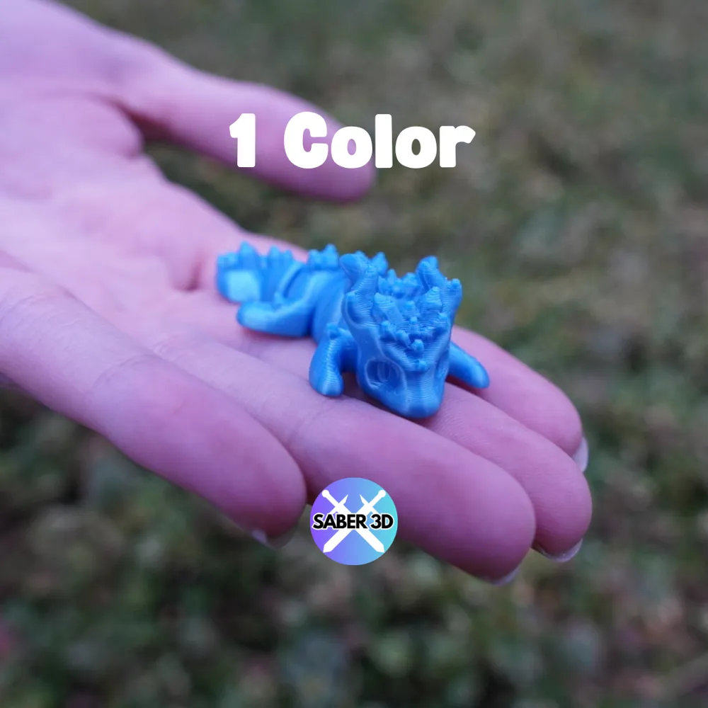 Mini Articulated Crystal Dragon - Free 3D Print Model - MakerWorld