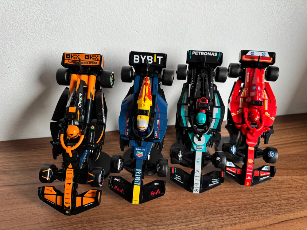 LEG0 Speed Champions F1 Car Display V2 by LL-3d MakerWorld: Download ...