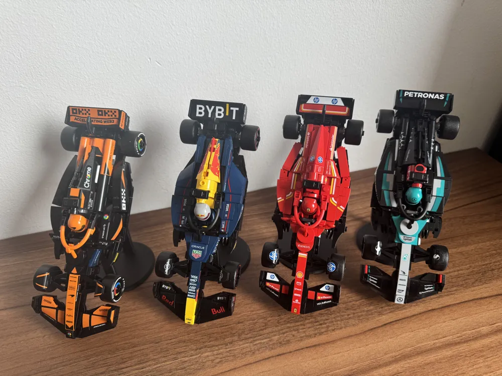 LEG0 Speed Champions F1 Car Display V2 by LL-3d MakerWorld: Download ...